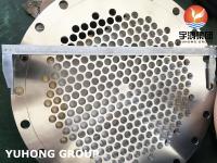 China DUPLEX STEEL TUBESHEET ASME SA240 S31803 S32205 for heat exchanger for sale