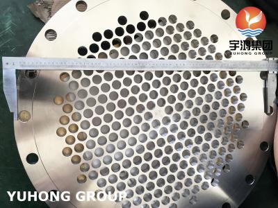 China DUPLEX STEEL TUBESHEET ASME SA240 S31803 S32205 for heat exchanger for sale