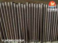 China ASTM B111 C70600 Cu-Ni 90/10 Low Fin Tube For Condenser Heating Systems for sale