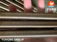 China ASTM B111 C70600 Cu-Ni 90/10 Low Fin Tube For Condenser Heating Systems for sale