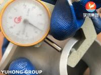 China B16.9 Buttweld Pipe Fittings ASTM A815 WP32760 / 1.4501 Super Duplex Steel Equal Tee for sale