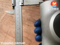 China B16.9 Buttweld Pipe Fittings ASTM A815 WP32760 / 1.4501 Super Duplex Steel Equal Tee for sale