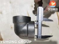 China A182 F53 Socket Weld Elbow , UNS S32750 Super Duplex Steel Forged Fitting for sale