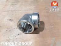 China A182 F53 Socket Weld Elbow , UNS S32750 Super Duplex Steel Forged Fitting for sale