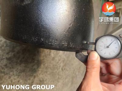China ASTM A234 WPB Carbon Steel 90 Degree Long Radius Elbow Black Painted Fitting for sale