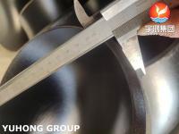 China ASTM A234 WPB Carbon Steel 90 Degree Long Radius Elbow Black Painted Fitting for sale
