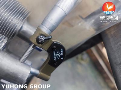 China Aluminum Extruded Fin Tube ASTM B163 UNS N08825 Nickel Alloy Tube for Oil Cooler for sale