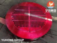 China ASTM A182 F304 Stainless Steel Heat Exchanger Tubesheet ورقة أنبوبية for sale