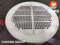 China ASTM A182 F304 Stainless Steel Heat Exchanger Tubesheet ورقة أنبوبية for sale