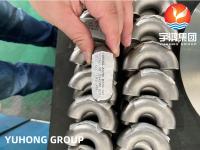 China HASTELLOY C22 ELBOW 90 / 180 DEG BUTT-WELDED NICKEL ALLOY FITTING for sale