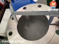 China Duplex Steel Flange ASTM A182 F44 UNS S31254  Distillation Tower Application for sale