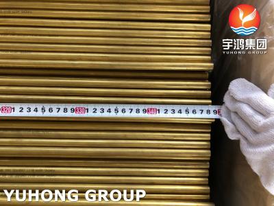 China ASTM B111 C68700 Copper Alloy Steel Seamless Tube For Air Cooler HT / ET Available for sale