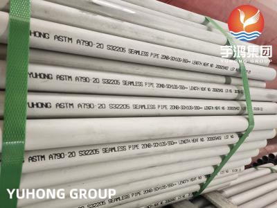 China DUPLEX STEEL SEAMLESS PIPE ASTM A790/789 S31803 (2205 / 1.4462) SCH10 SCH40 for sale