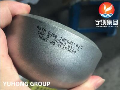 China Stainless Steel Fitting ASTM B366 Inconel 625 N06625 2.4856 Cap B16.9 for sale