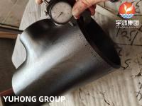 China ASTM A234 WPB Carbon Steel Buttweld Black Tees for sale