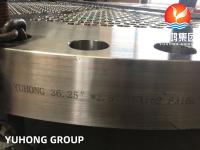 China ASME SA182 Stainless Steel Tubesheet 316L / UNS S31603 / 1.4404 Tube Plate for sale