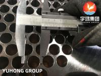 China ASME SA182 Stainless Steel Tubesheet 316L / UNS S31603 / 1.4404 Tube Plate for sale