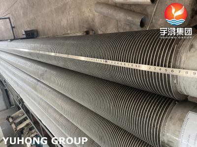 China ASTM A312 TP304H Stainless Steel High Frequency Welded / HFW Finned Tube for sale