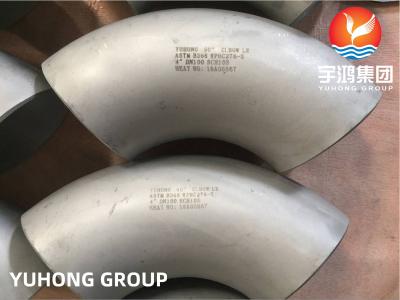 China Hastelloy ASTM B366 C276 45 / 90 / 180 Deg Elbow Buttweld Fitting for sale