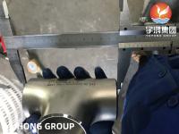China Stainless Steel Super Duplex A815 UNS S32750 Tee / Elbow Butt Weld Fitting for sale