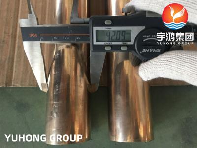 China Copper Nickel Alloy Steel Seamless Pipe ASTM B466 C70600 Cooling Unit for sale