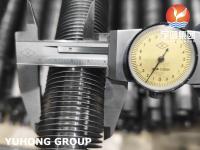 China KL TYPE WOULD FIN TUBE ASTM A312 TP304 BASE TUBE ALUMINUM 1060 for sale