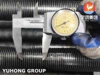 China KL TYPE WOULD FIN TUBE ASTM A312 TP304 BASE TUBE ALUMINUM 1060 for sale