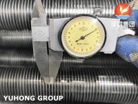 China KL TYPE WOULD FIN TUBE ASTM A312 TP304 BASE TUBE ALUMINUM 1060 for sale
