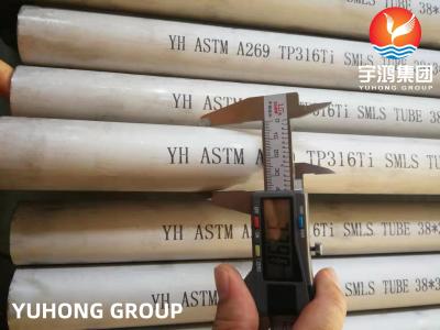 China TUBOS DE ACERO INOXIDABLE CON COSTURA A249 TP304/TP304L 38.1MM*1.5MM*8000MM ,PICKLED AND  ANNEALED ,PLAIN ENDS for sale
