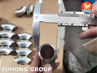 China Stainless Steel Butt Welded Fitting 45DEG 90DEG 180DEG ELBOW LR SR WP304 WP304L WP316L 1/2