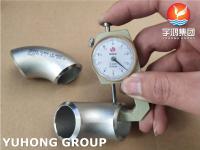 China Stainless Steel Butt Welded Fitting 45DEG 90DEG 180DEG ELBOW LR SR WP304 WP304L WP316L 1/2