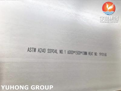China COLD ROLLED PLATE A240/SA240 SS904L NO8904 STAINLESS STEEL SHEET for sale