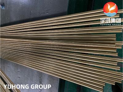 China Aluminum Brass Copper Seamless Tube ASME SB111 C68700   Heat Exchanger Oil  Nature Gas for sale