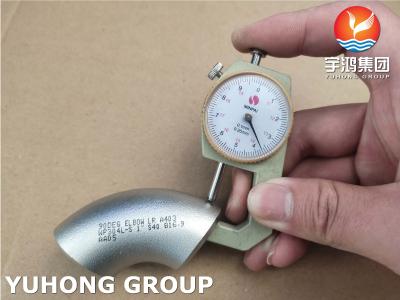 China Stainless Steel Butt Weld Fitting 45Deg 90Deg 180Deg Elbow  LR SR WP304 WP304L WP316 WP316L WP317 for sale