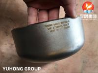 China A403 WP316L-S SS Cap, ASME B16.9 Butt Weld Fittings, For Industrial Pressure Piping Systems for sale
