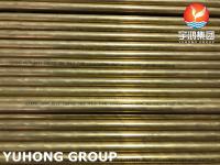 China Copper Alloy Seamless Tube ASTM B111 C70600 C71500 C68700  C71640   Air cooler Radiator Application for sale