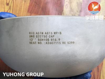 China ASTM A815 S32750 / SAF 2507 Cap, Super Duplex Butt Weld Pipe Fitting For Offshore Oil And Gas Platforms for sale