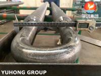 China Carbon Steel U Bend Solid Finned Tube, High Frequency Welded Fin With A106 Gr.B Pipe Used In Economizer for sale