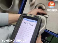 China Stainless Steel Pipe Fittings 90 DEG LR SR Elbow B366 C22 ASTM B16.9 for sale