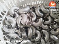 China Hastelloy C22 / N06022 180° LR Elbow | ASTM B366 Nickel Alloy Butt Weld Fitting For Corrosive Service for sale