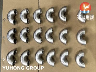 China Stainless Steel Pipe Fittings 90 DEG LR SR Elbow B366 C22 ASTM B16.9 for sale