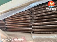 China ASTM B111 C70600 O61 Low Fin Tube Copper Nickel Alloy For Cooler for sale