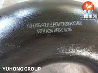 China Seamless Carbon Steel Butt-Weld Pipe Fittings, A234 WPB Elbow For Pressure Piping ASME B16.9 for sale