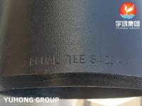 China ASTM A234 WP11 Tee Butt Welding Fitting Carbon Steel B16.9 Heat Exchangers for sale