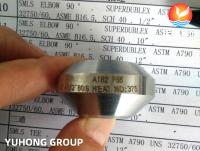 China A182 F55 / S32760 Weldolet Super Duplex Forged Fitting, MSS SP-97 Branch Connection For Desalination Plants for sale