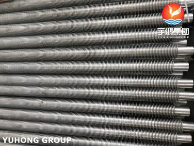 China Extruded Fin Tube TP304 Stainless Steel Tube with Al Fins for Heat Exchanger for sale