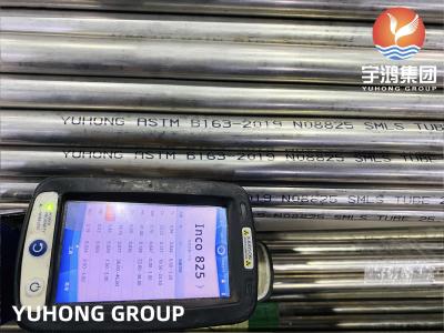 China Nickel Alloy Seamless Tube , ASTMB163 NO8825 / Incoloy825 Bright Annealed for sale