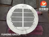 China ASTM A182 F304 Stainless Steel Heat Exchanger Tubesheet ورقة أنبوبية for sale