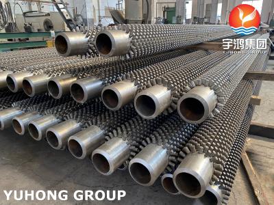 China ASTM A335 P11 P22 P9 P91 Alloy Steel Studded Fin Tube For Heat Exchangers for sale