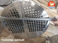 China EN10028 1.4541 (F321) Stainless Steel Heat Exchanger Tubesheet PT UT for sale